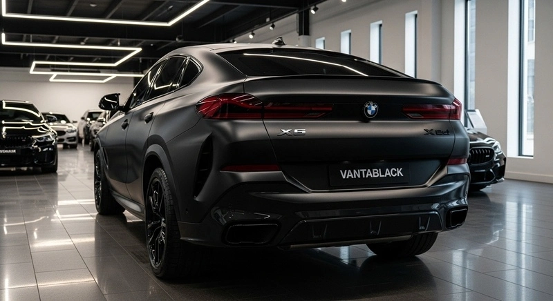 What is a Vantablack Car? The Science, The Myth, and The BMW X6